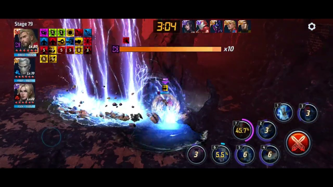 Thor vs Knull stage 79 [Marvel Future Fight] - YouTube