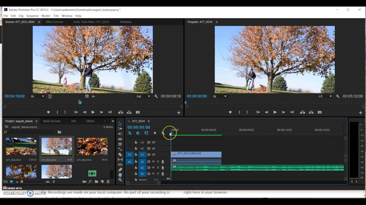 Understanding Basic Editing in Adobe Premiere CC - YouTube
