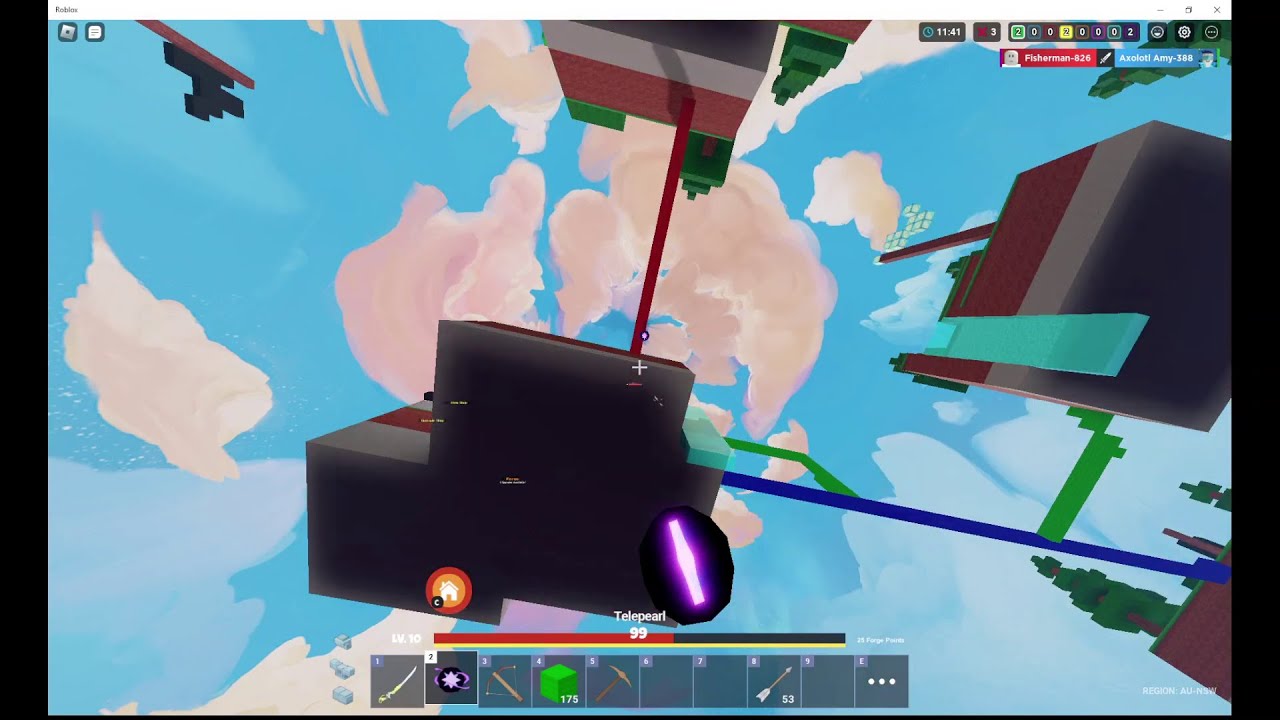 I Did A Telepearl Clutch In Roblox Bedwars - YouTube