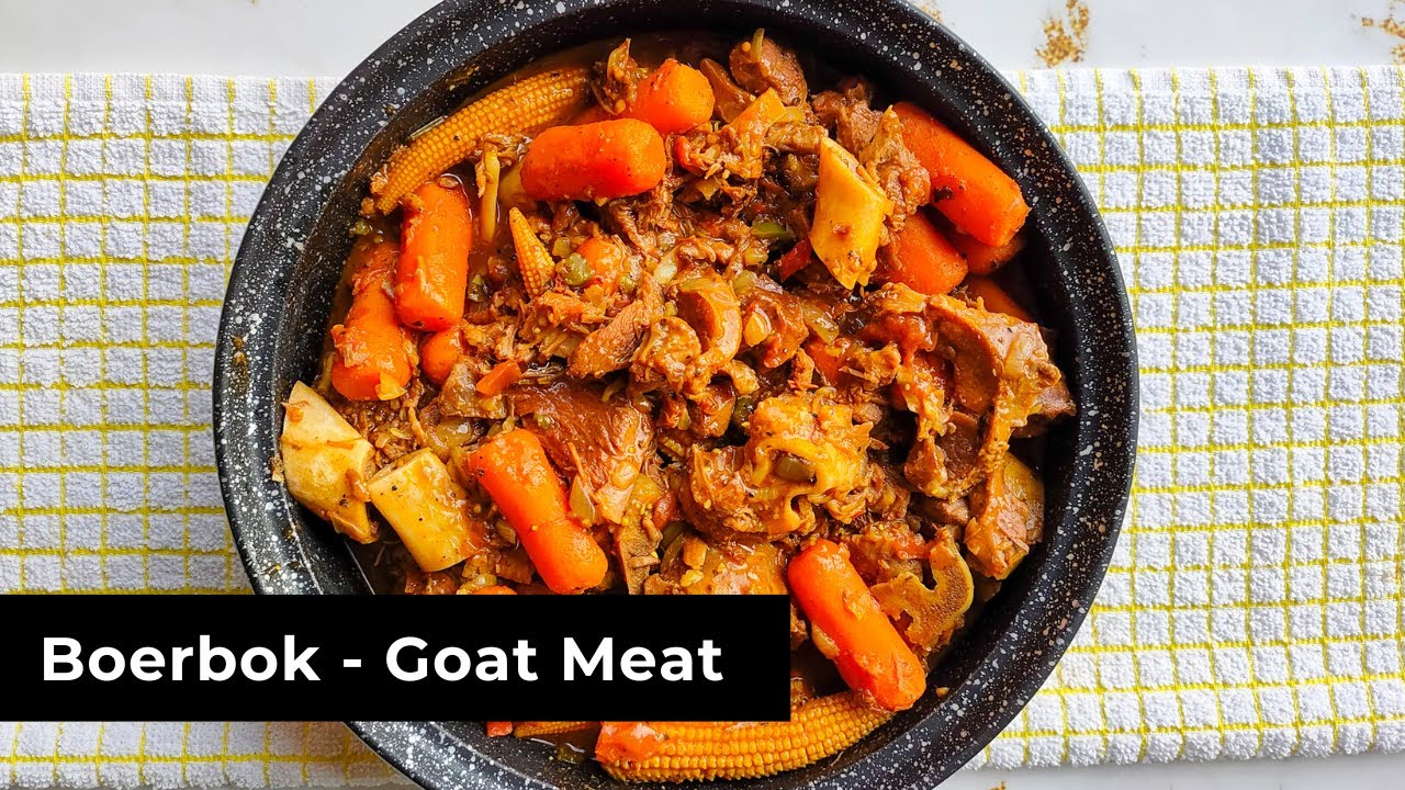 Recipe for goat meat | Boerbok Meat - YouTube