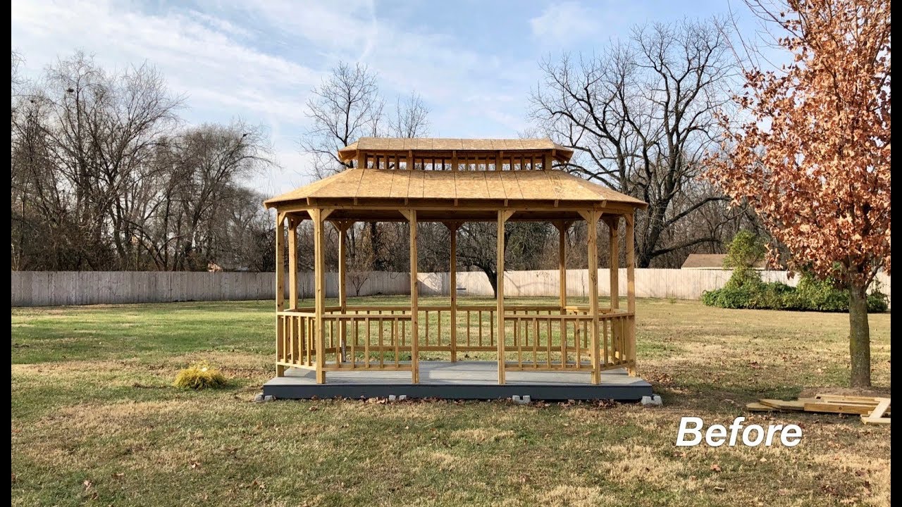 The DIY Gazebo Project - YouTube
