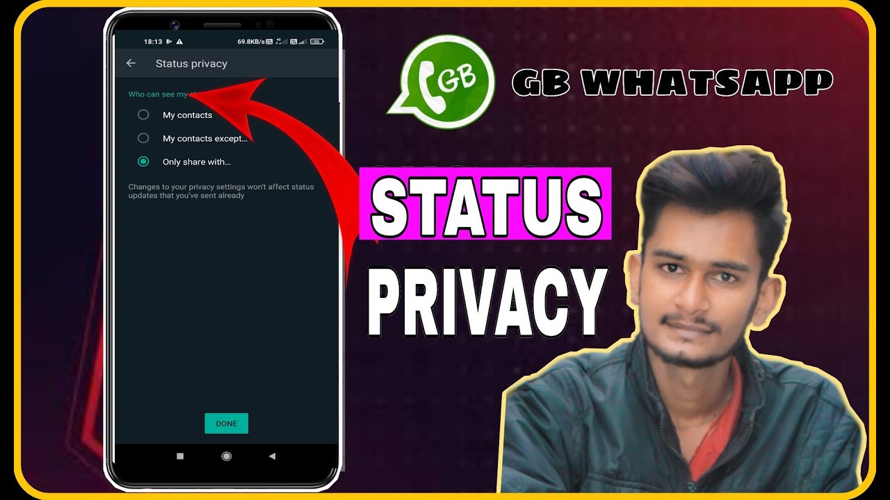GB WhatsApp status settings | GB WhatsApp status Kaise hide kare ...