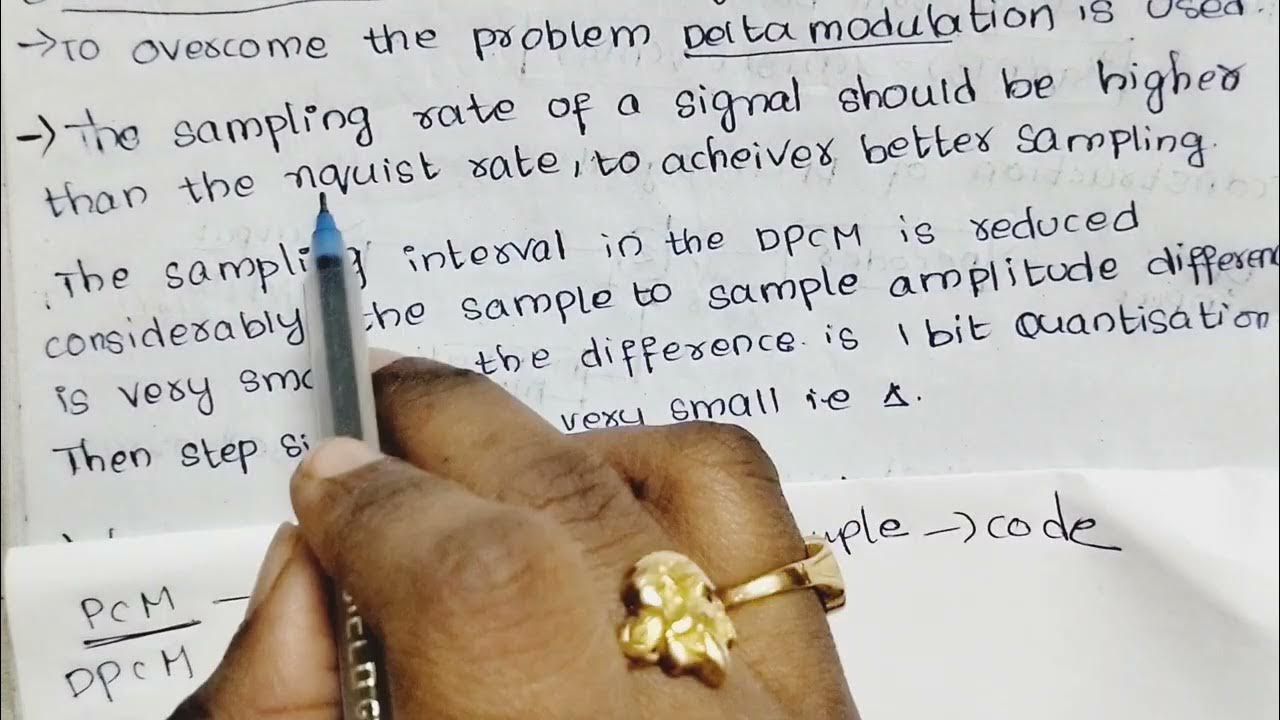 Introduction to Delta modulation|Digital communications| - YouTube