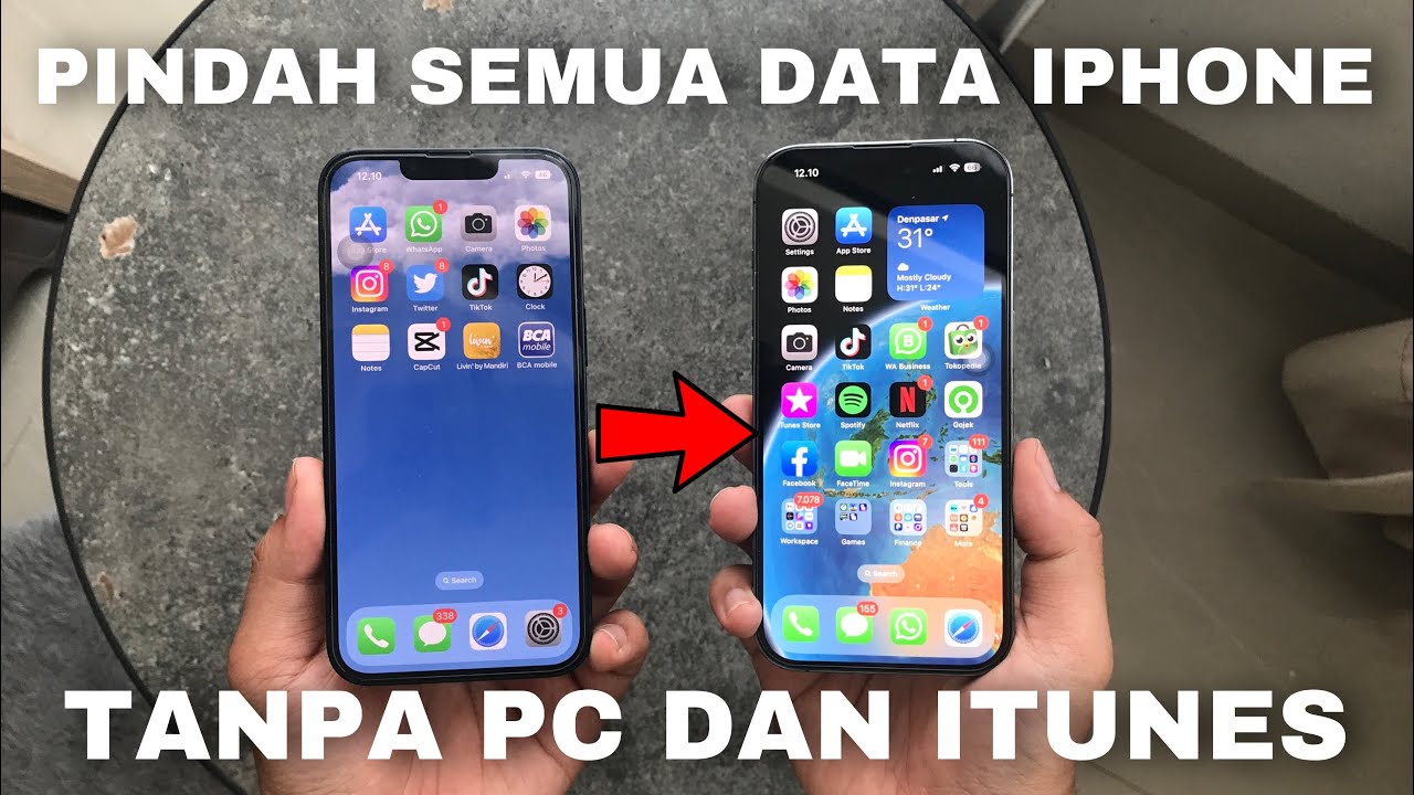 Cara Pindah data dari iPhone lama ke iPhone Baru Tanpa PC dan itunes ...