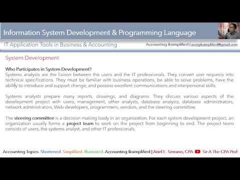 Chapter 11 Part 1 Information System Development & Programming Language ...