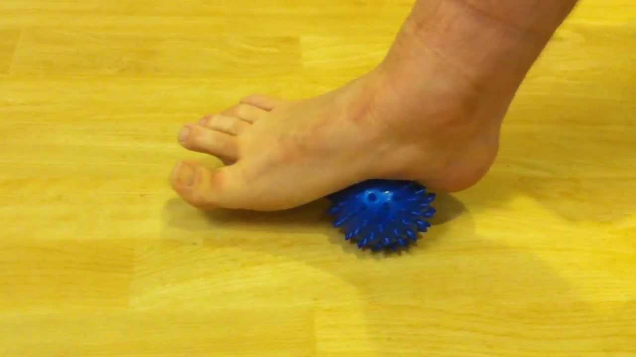 Foot Therapy Ball Exercises 3 - YouTube