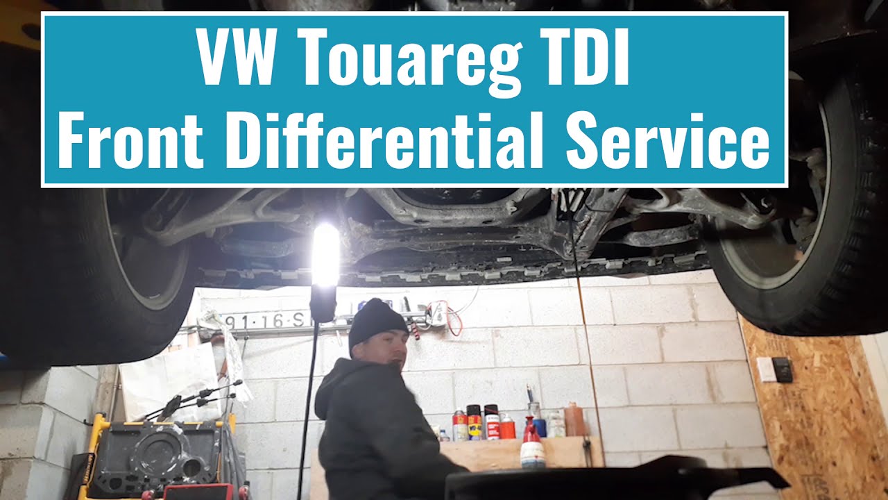 VW Touareg TDI Front Differential Service - YouTube