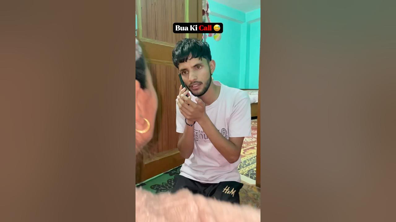 Bua Ki Call 😅 || Rohit Jamiyan #shorts #funny #comedy - YouTube