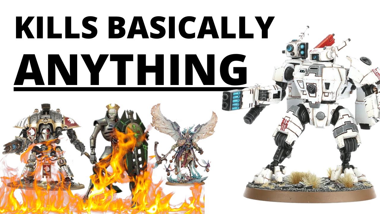 MASSIVE Damage Combo - Crisis Battlesuits Kill Almost Anything in 40K ...