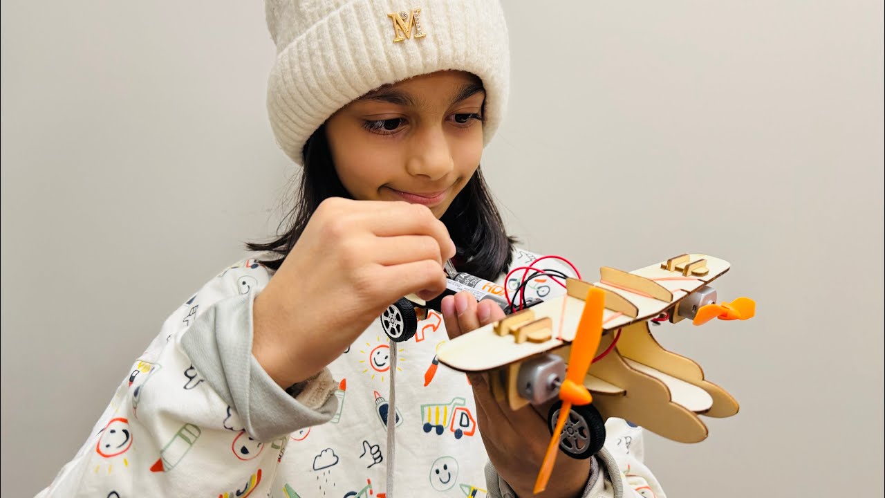 Propeller Aircraft Model built by Aishani - YouTube