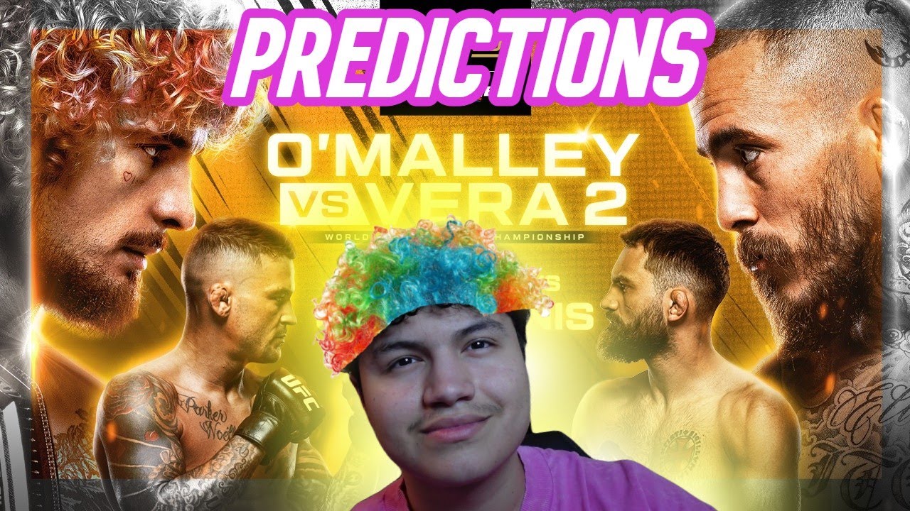 UFC 299 FULL CARD PREDICTIONS| O'Malley vs Vera II - YouTube