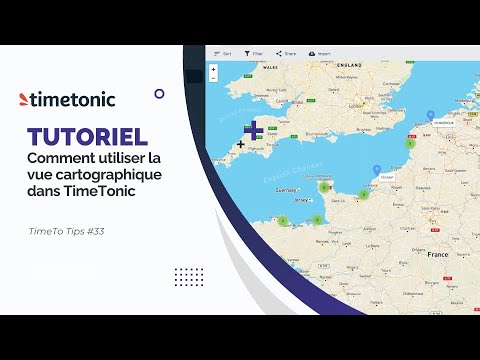 Comment utiliser la vue cartographique dans Timetonic - YouTube