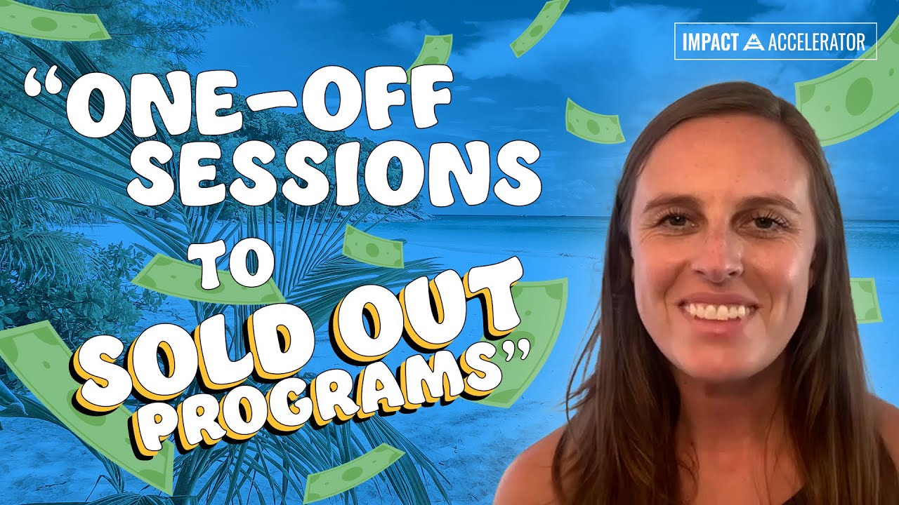One-off Sessions to Sold Out Programs - YouTube