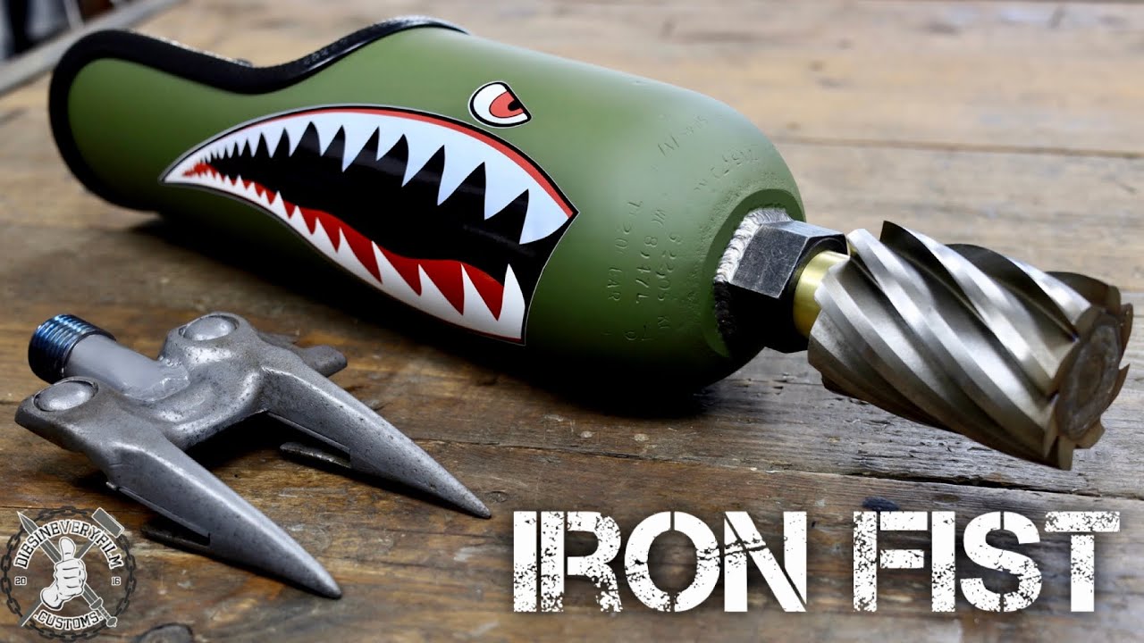 Making An Iron Fist with Changeable Heads - YouTube