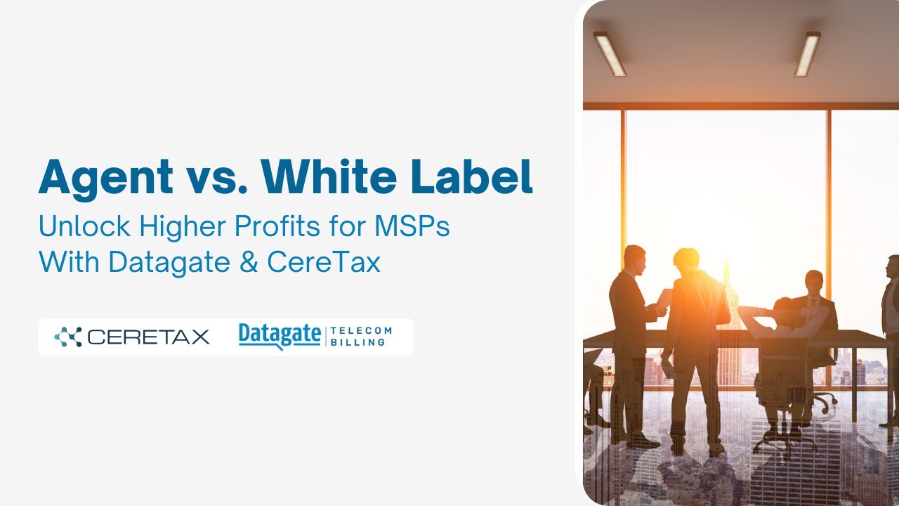 Agent versus White Label: Unlock Higher Profits for MSPs with Datagate & CereTax - YouTube