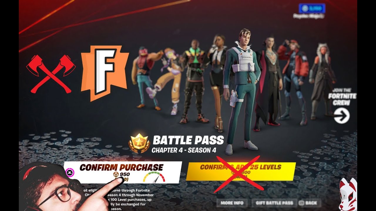 Fortnite chapter 4 season 4 Buy's Battle Pass & Max Level.....@fortnite ...