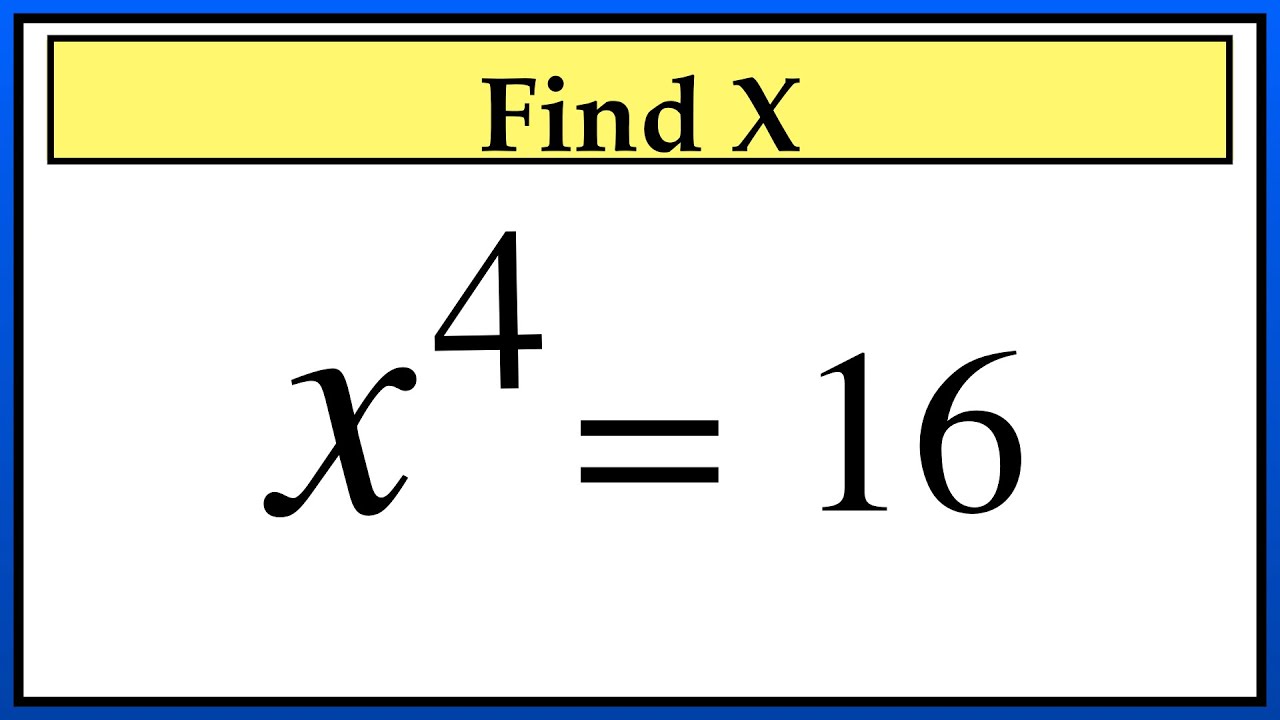 Nice Math Exponent Simplification|Find X - YouTube