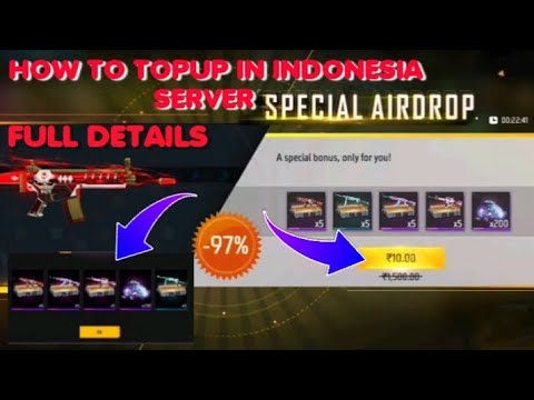 Indonesia Server How To Topup Full Details/Indonesia Server Mai Topup ...