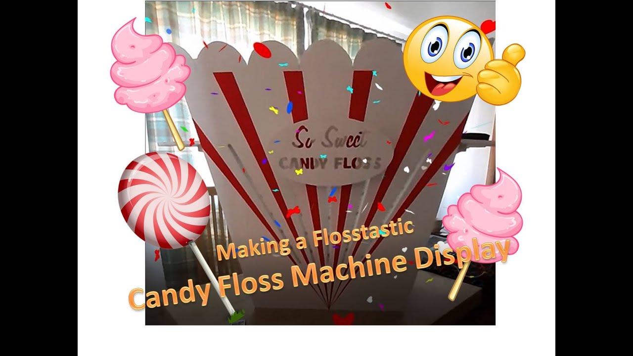How I made this Weddings & Special Events Candy Floss Machine Display ...