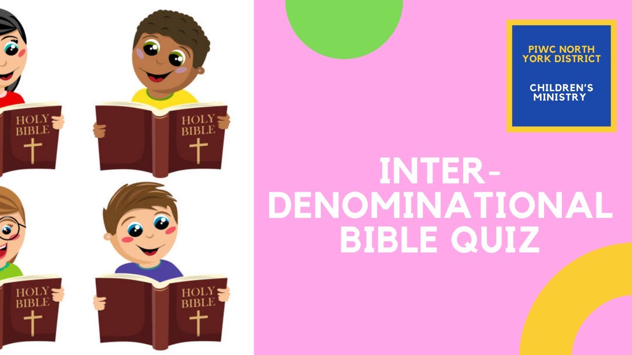 Inter-Denomination Bible Quiz - YouTube