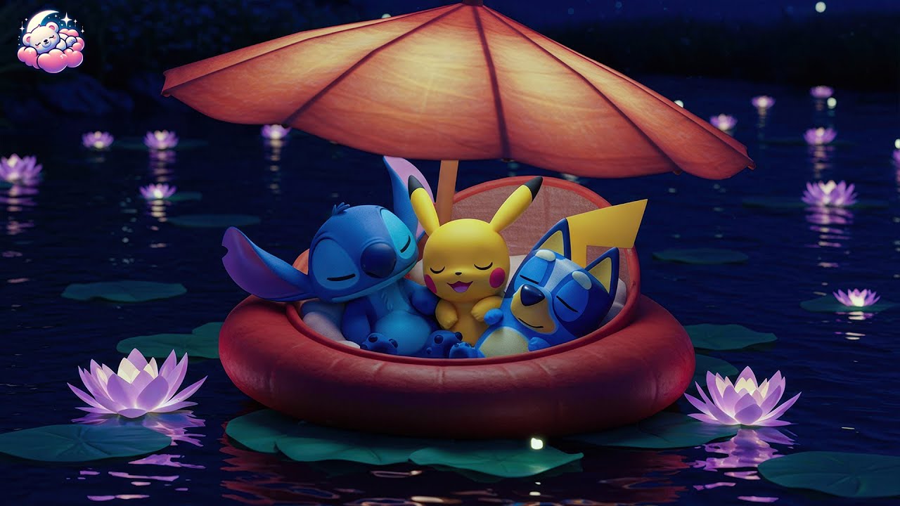 [Let Go of Worries] Sleep Deep with Stitch, Pikachu & Bluey– Listen for ...