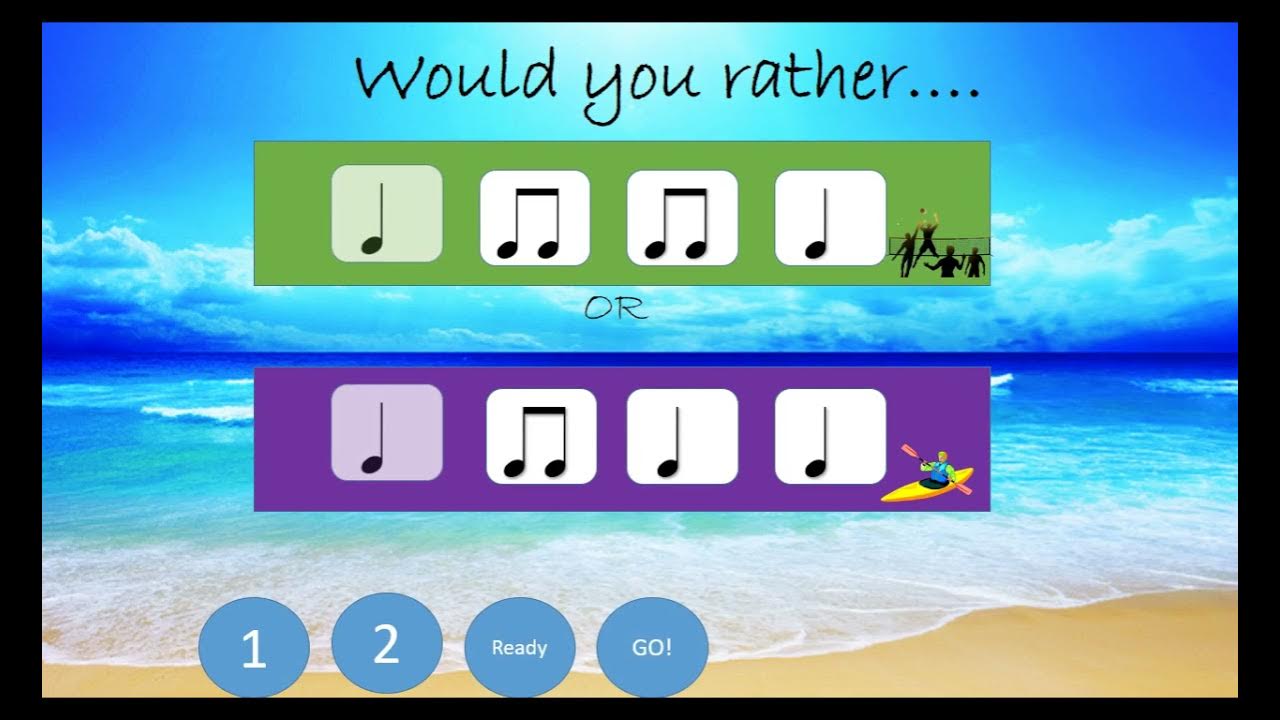 Rhythm Would you rather- Summer Edition - YouTube