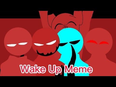 Wake Up Meme || ft. Red Au's || gametoons lore || - YouTube