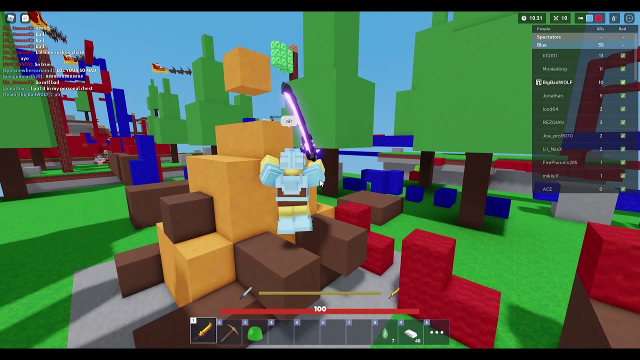 Roblox Bedwars 30v30 Youtube