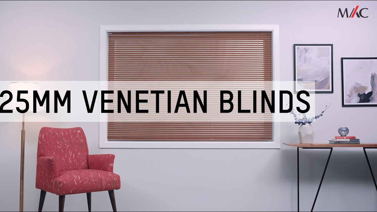Mac 25mm Venetian Blinds | Aluminium | Product Overview - YouTube