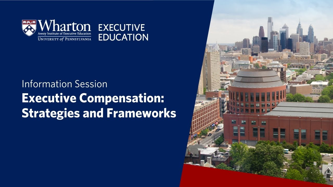 Information session on Wharton Executive Education's Executive ...