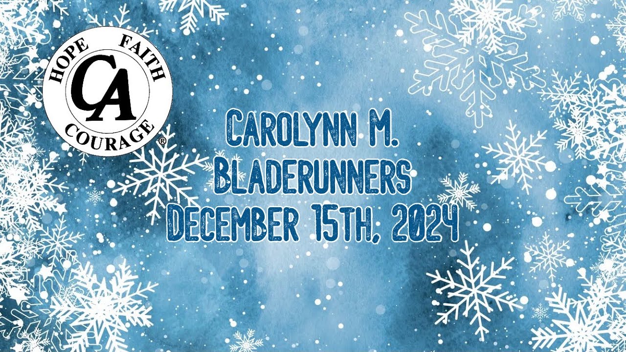 Carolynn M. - “Bladerunners” CA Speaker Meeting - YouTube