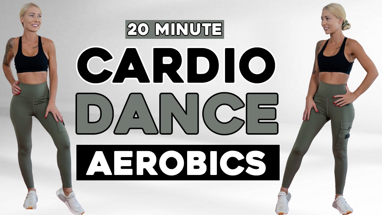 20 Min DANCE CARDIO WORKOUT Aerobics For Weight Loss No Jumping Knee ...