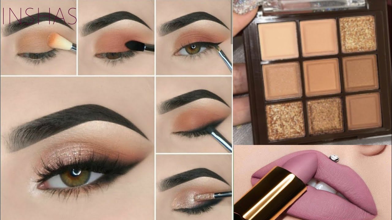 Simple and elegant eye makeup tutorial | natural soft eye makeup ...