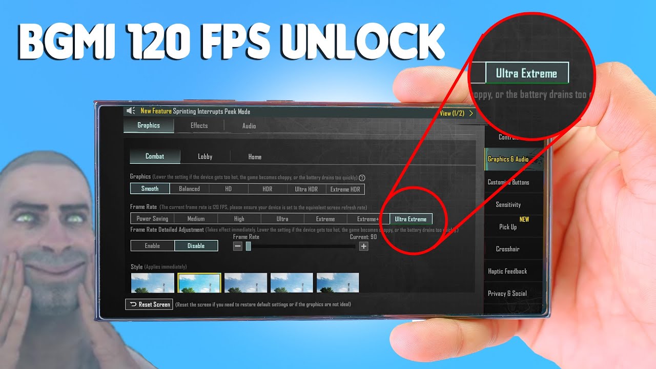 BGMI 120 FPS Graphics Setting BGMI Mobile 3 2 Update To Introduce 120