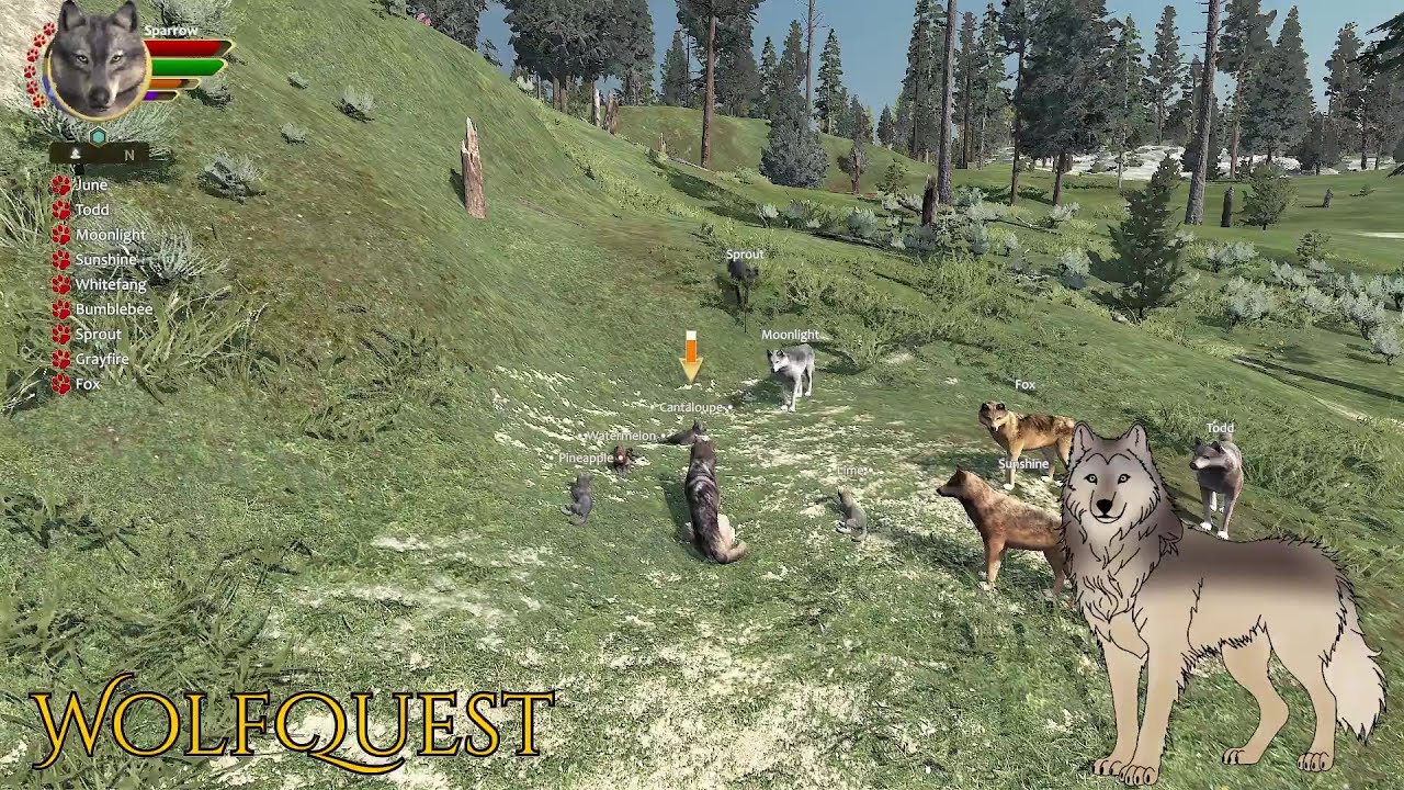 WolfQuest - Sparrow's Pack - Episode 48 - YouTube