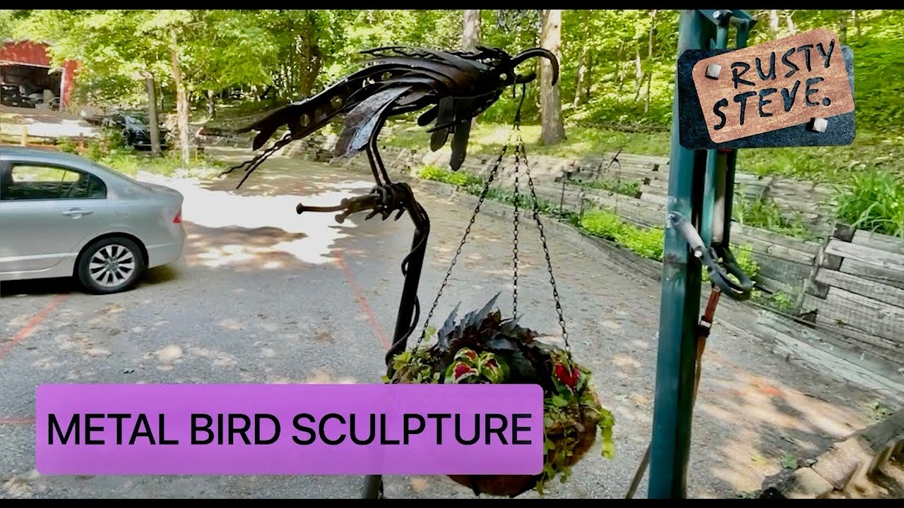 METAL BIRD SCULPTURE DIY - YouTube