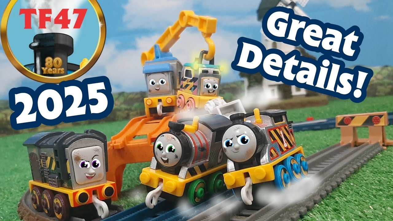 New Thomas 2025 Push Along Construction Crew 5 Pack Review Great ...
