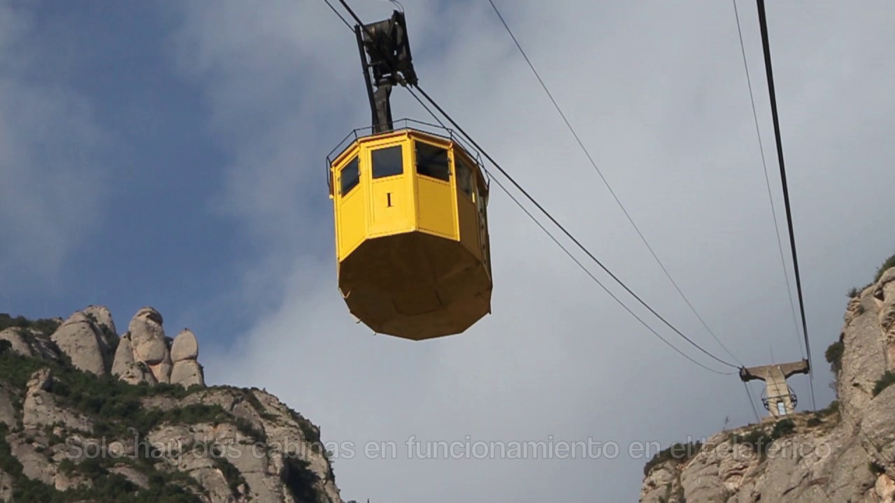 El Teleférico ("Aeri") de Montserrat - YouTube