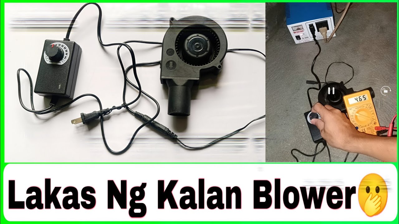 Air Blower for Kalan with Wind Controller 3v to 12v Reviews - YouTube