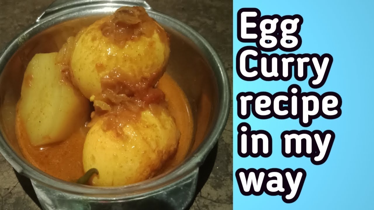 Egg Curry Recipe in Bengali Style at home II Easy & Simple Recipe ...