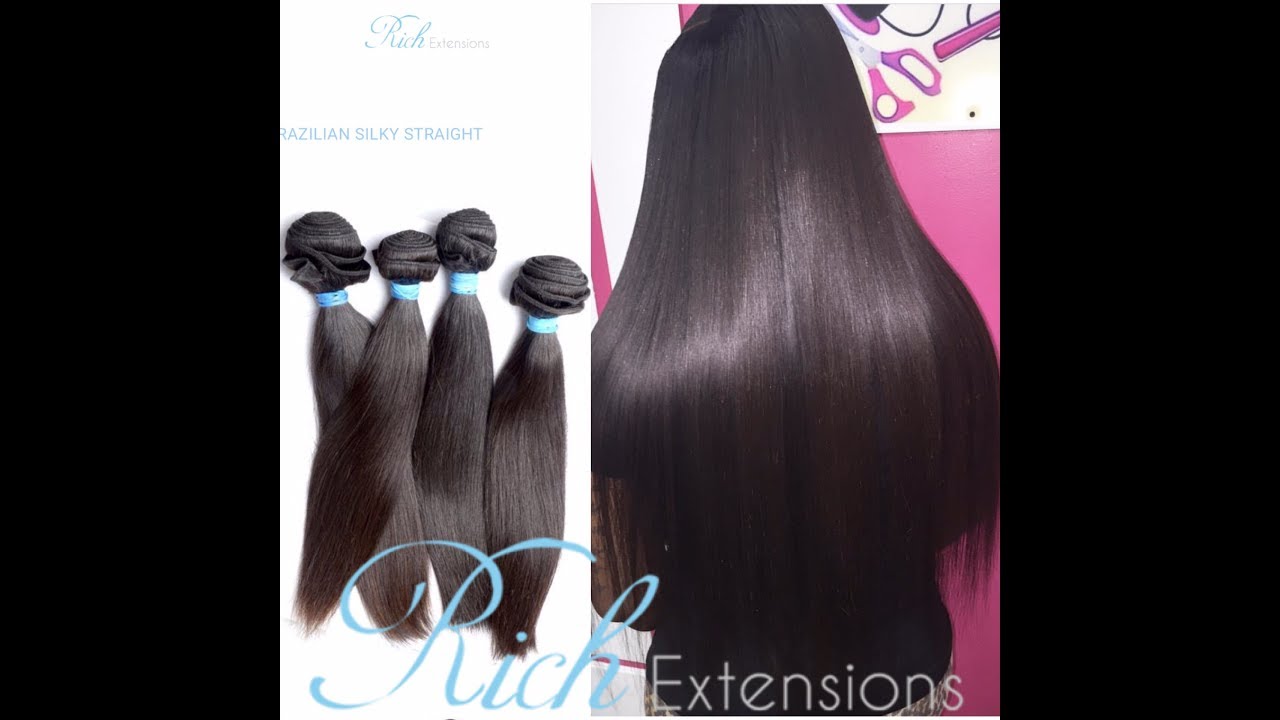RICH EXTENSIONS HAIR INITIAL REVIEW !!! - YouTube