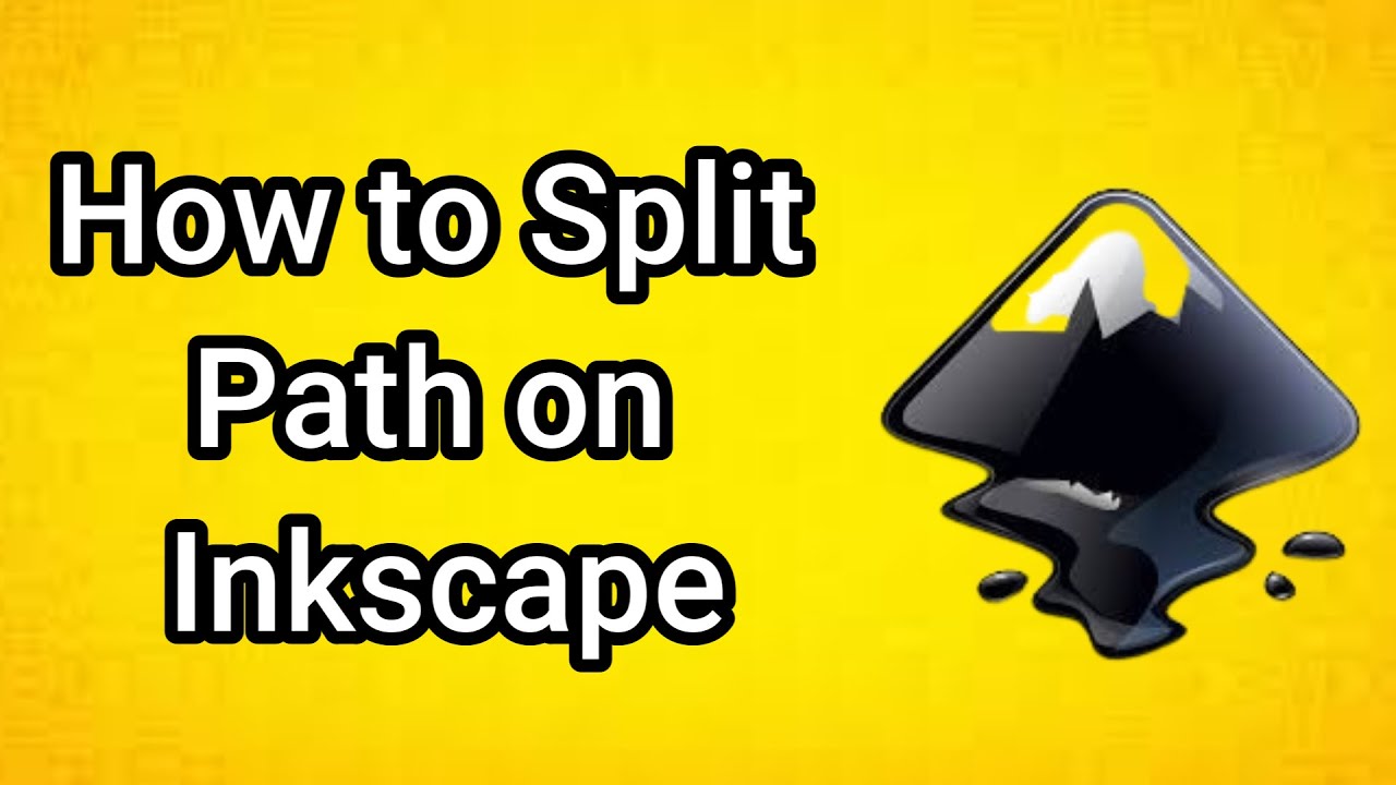 How to Split Path on Inkscape - YouTube