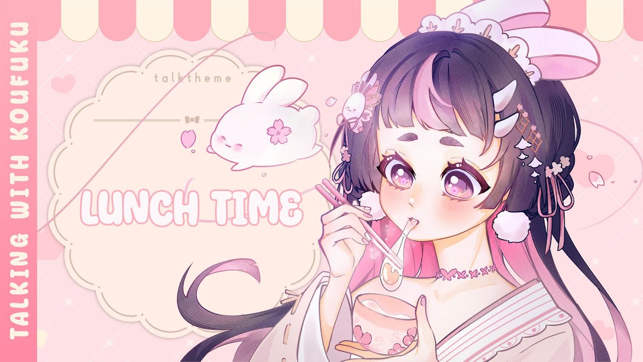 【NOM NOM TIME】Having lunch with Koufuku | EN Stream 🍙 - YouTube