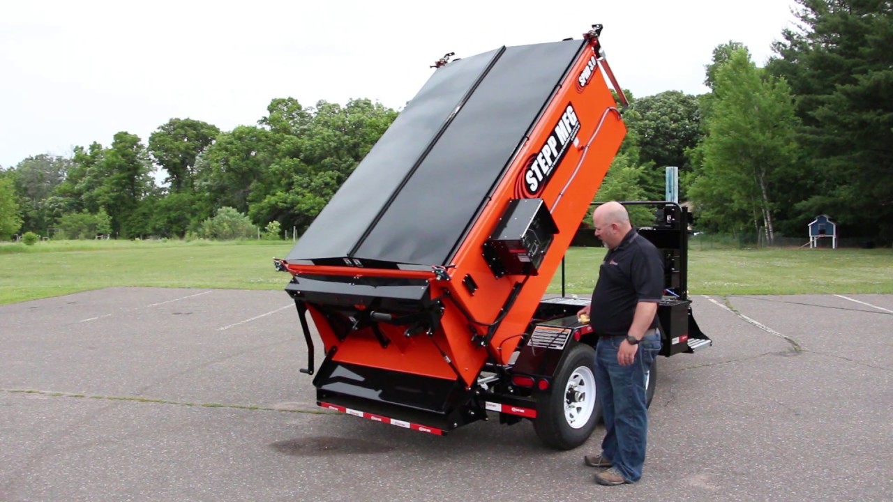 2020 Stepp SPHD dump style hot box pothole patcher. - YouTube