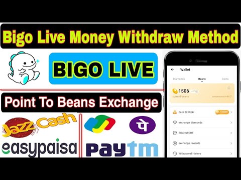 Bigo Live Earning Withdraw Method   Point To Beans To Coins   Bigo Live Withdraw Money 2