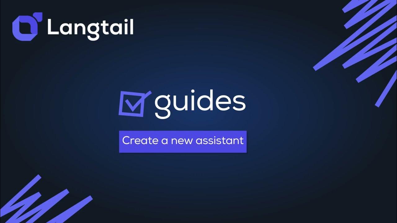 Creating New Assistant in Langtail - YouTube