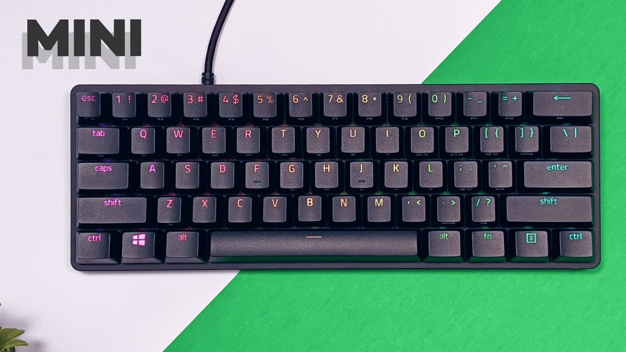 Razer Huntsman Mini 60% Mechanical Gaming Keyboard Review - YouTube