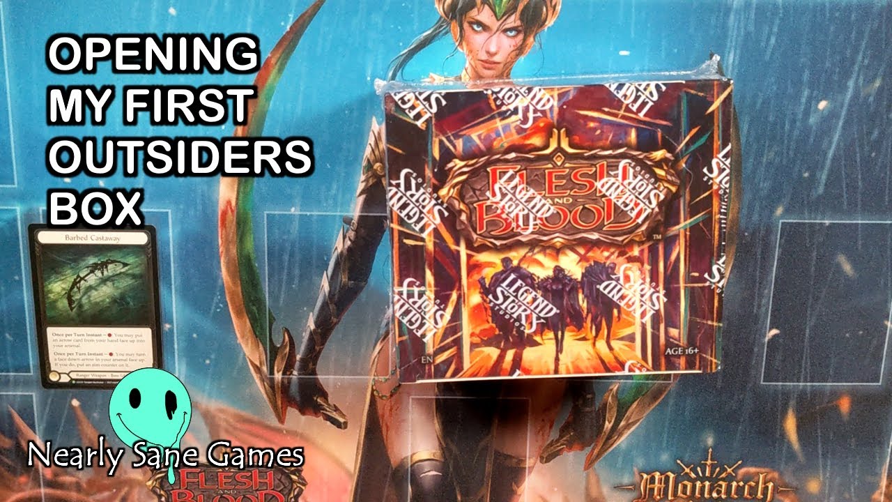 Opening my first Outsiders Box - Flesh and Blood TCG FABTCG - YouTube
