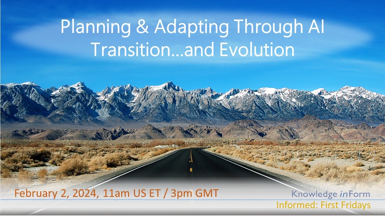 Planning & Adapting Through AI Transition...and Evolution - YouTube