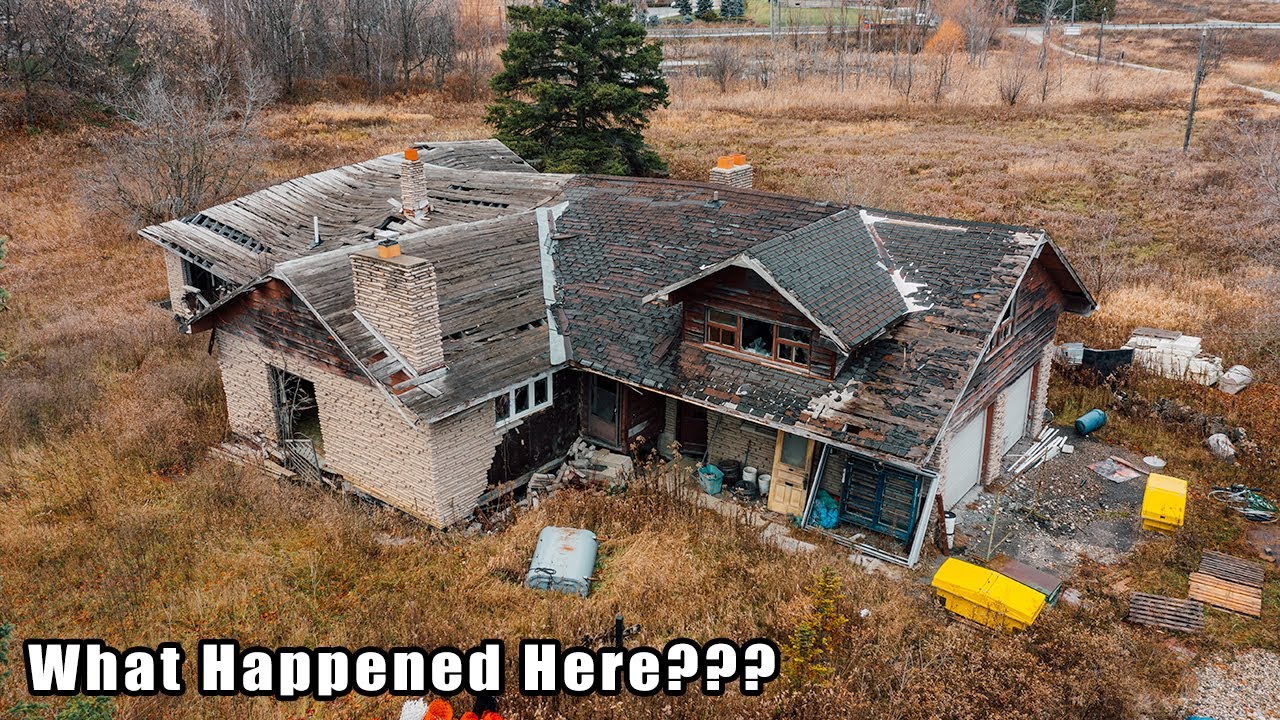I Explored the Most DANGEROUS Abandoned House In Canada! How can they ...